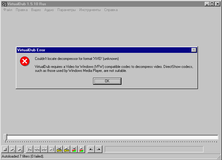 Virtualdub Can't Locate Decompressor H264 - motorslasopa